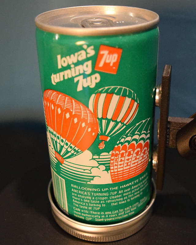 Lo Fi Soda Can Microphone - 50 States 1976 7Up Iowa | Reverb UK