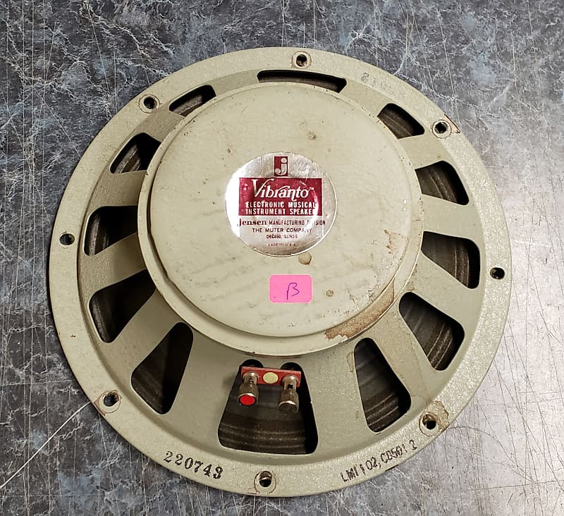 Vintage Jensen Vibranto 10" LMI 102 C8501 2 Speaker 1960's | Reverb