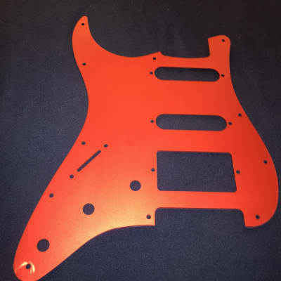 Red Floral anodized stratocaster pickguard | Reverb