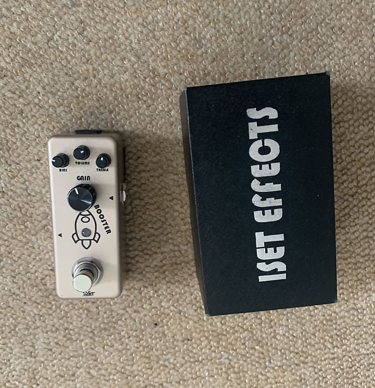 Iset Booster Effect Pedal Analog Boost for Electric Guitar | Reverb