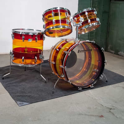 Pearl Peter Criss 1970’s KISS Alive 2 Drum Set Black/Chrome | Reverb