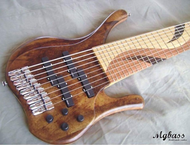 MG Bass Oasis Custom Handmade 8 or 9 String Bass Guitar | Reverb