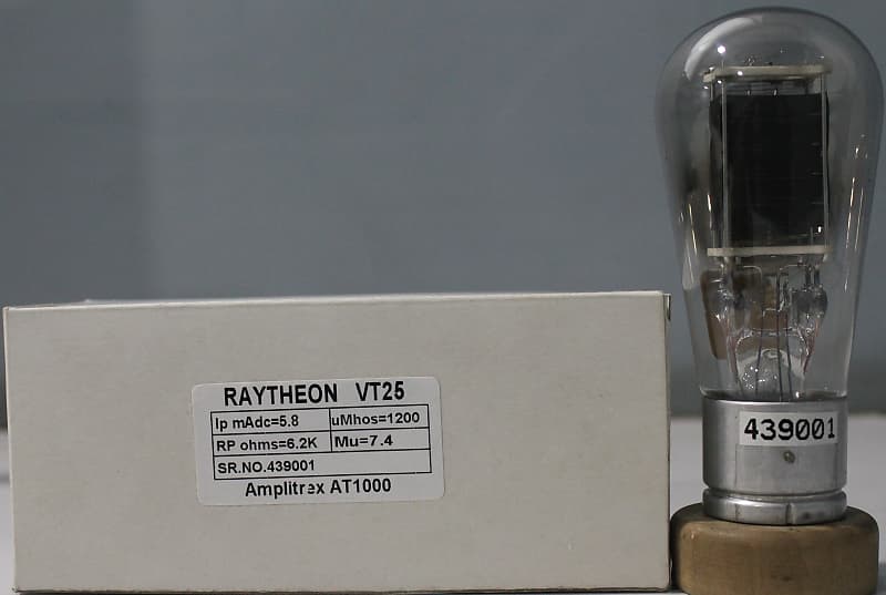 Rare VT25 Raytheon Metal base Made in U.S.A Amplitrex AT1000 | Reverb