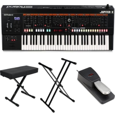 Roland Jupiter-X 61-key Synthesizer Essentials Bundle | Reverb