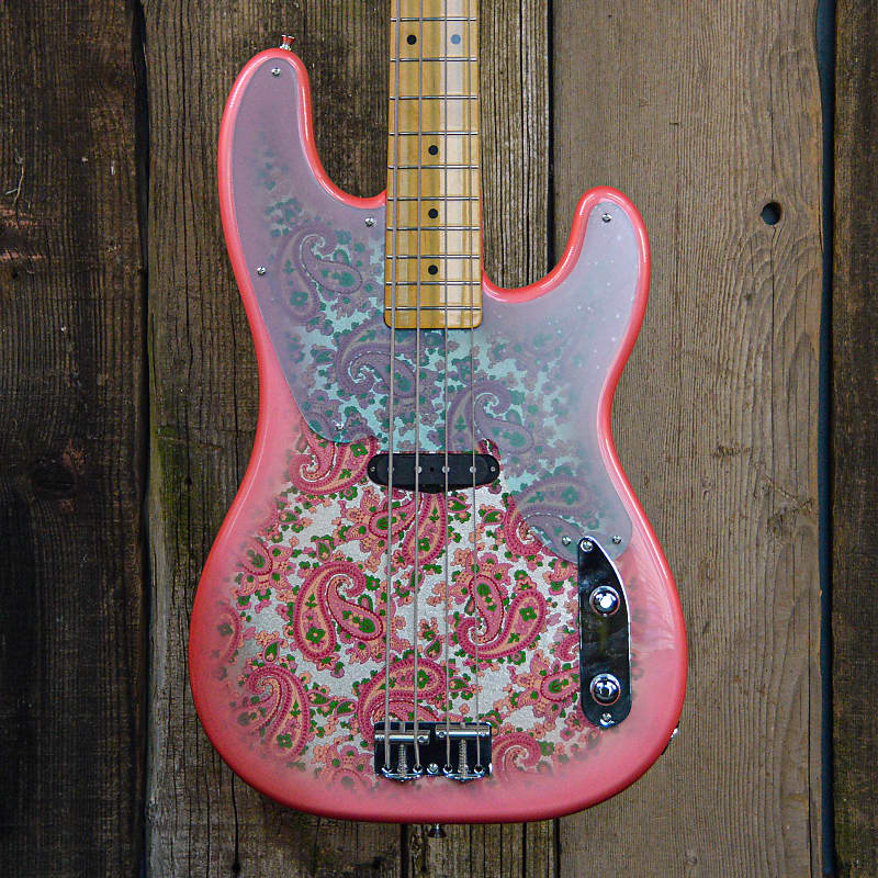 Fender Precision Bass 1954 Reissue Pink Paisley | Reverb