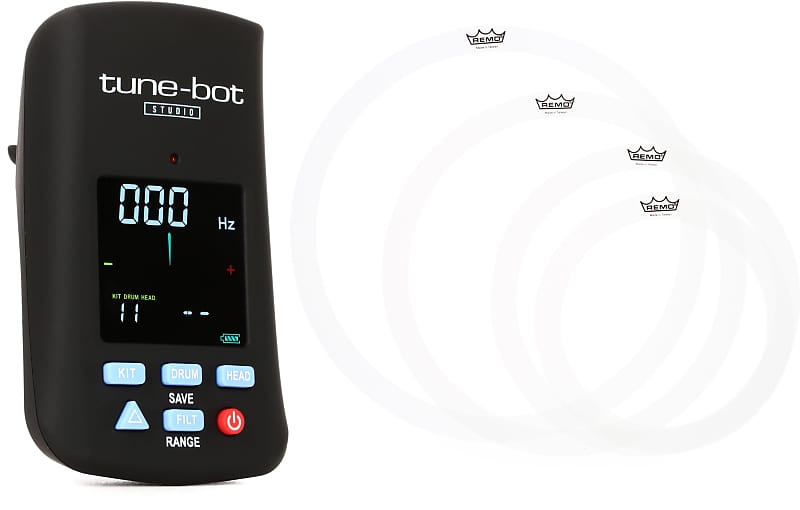 Overtone Labs Tune-Bot Studio Drum Tuner Bundle with Remo | Reverb