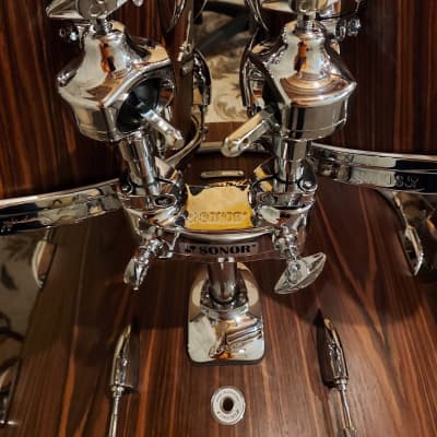 Sonor Vintage Series Rosewood Double Bass Drumset Drums | Reverb