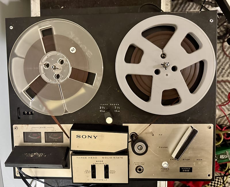 *Vintage* Sony TC-350 3 Head Solid State Reel to Reel Tape | Reverb UK