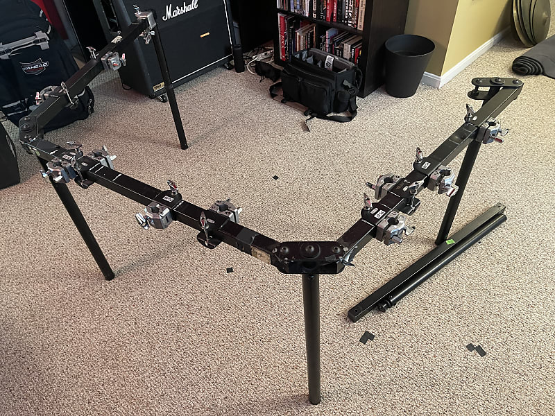 Pearl DR80 3-Sided Rack with Clamps and extras | Reverb