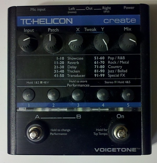 TC Helicon Create Vocal Processor | Reverb UK TC Helicon Create Vocal Processor | Reverb UK
