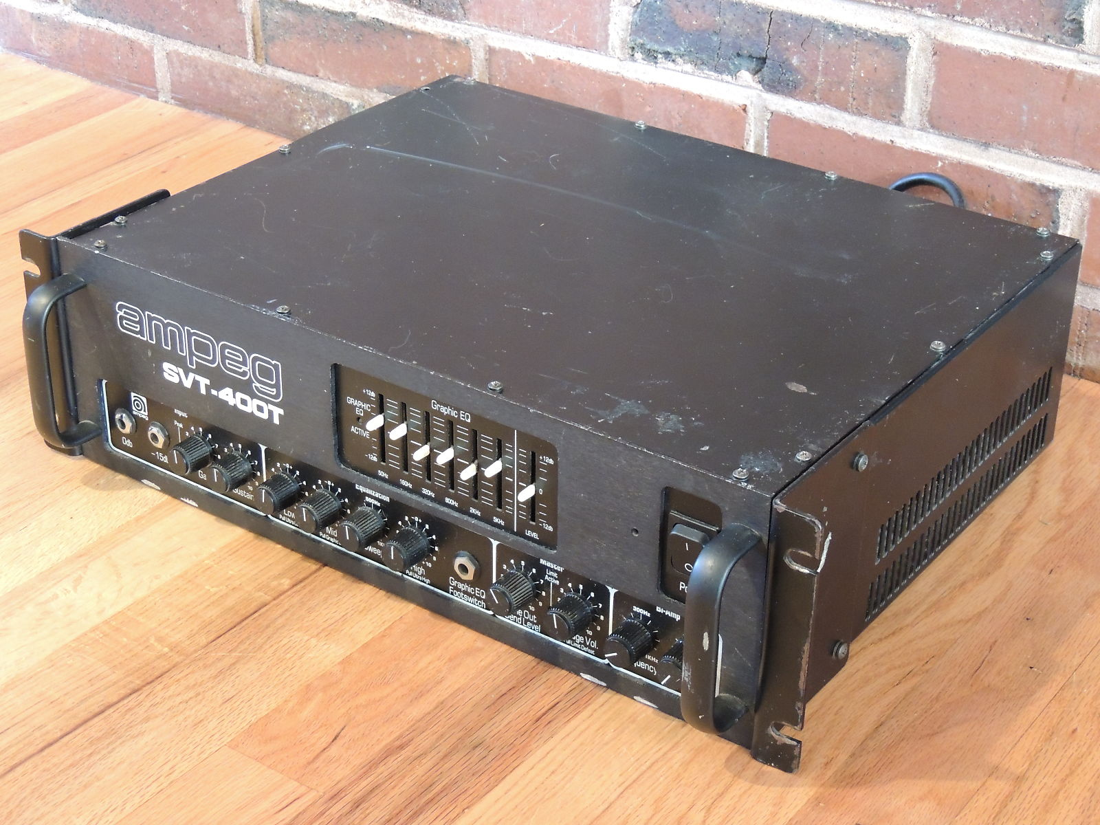 Ampeg SVT-400T 400-Watt Rackmount Bass Amp Head | Reverb