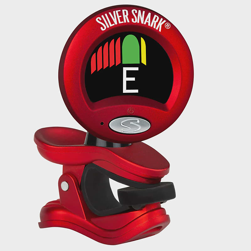 Silver Snark Series (SIL1RD) Red Chromatic Clip On Tuner | Reverb
