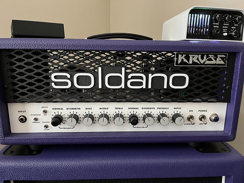 Soldano SLO-30 - Purple Tolex KRUSE MODS | Reverb