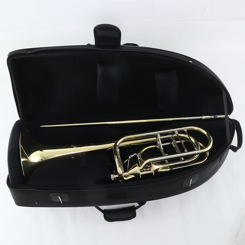 S.E. Shires Q-Series Bass Trombone with Dual Axial Flow Valve | Reverb