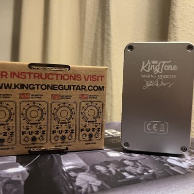 King Tone MiniFuzz v2 2022 Black panel | Reverb