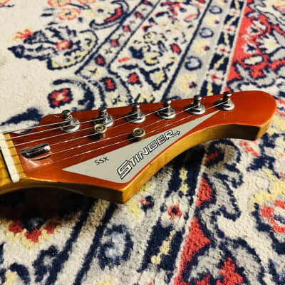 C.F. Martin SSX Stinger Strat 1987 - Orange/Copper | Reverb