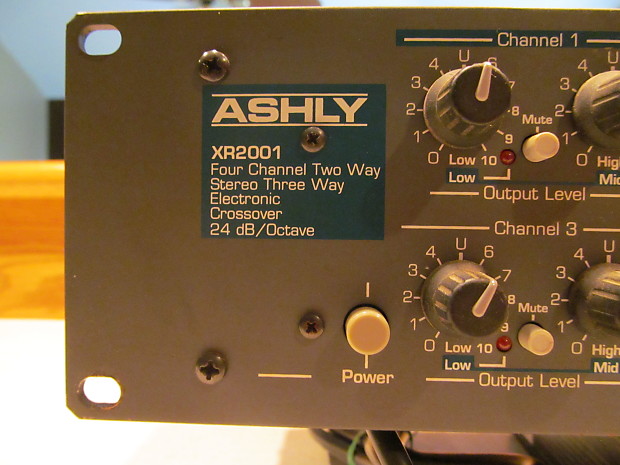 Ashley XR-2001 Active Stereo 3-Way, Mono 4/5-Way Crossover | Reverb
