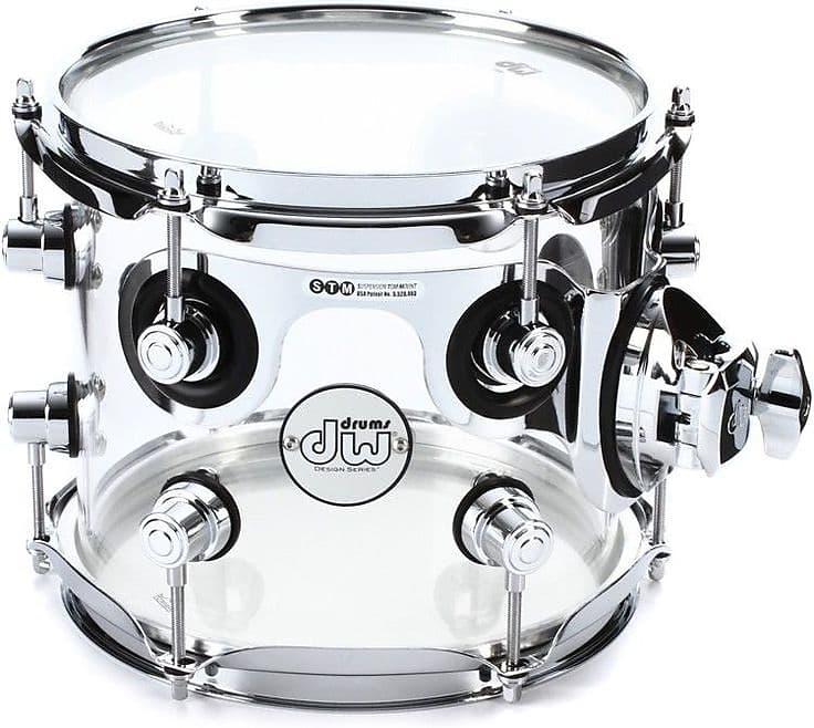 DW 7x8" Design Series Acrylic Rack Tom | Reverb
