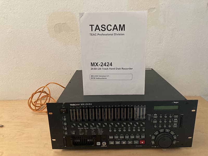 TASCAM MX2424 hard drive recorder early 2000s - black | Reverb