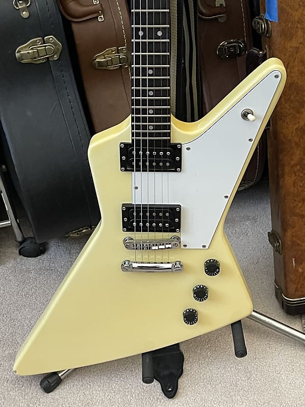 1978 Greco EX-800 Explorer White w Gibson Case | Reverb