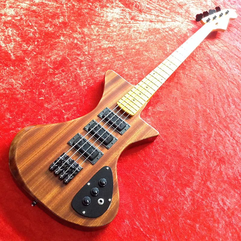 Martyn Scott Instruments Rifle Bass 2018 Natural Sapele - | Reverb UK