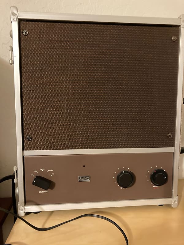 Ampex F 2044 Tube speaker 1975 - Brown | Reverb