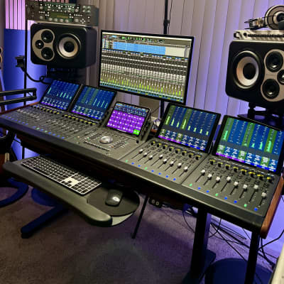 5-Bay Custom Desk Frame for Avid S1, Dock - Solid Natural | Reverb