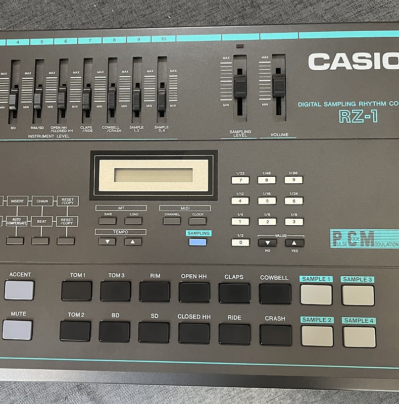 Casio RZ-1 Digital Sampling Rhythm Composer Drum Machine - | Reverb