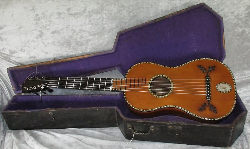 Lavigne 19th century guitar 1810s parlor romantic antique Sor | Reverb