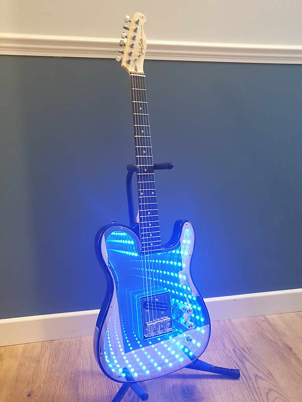 Harley Benton TE-20 BK Standard Series - Infinity Mirror | Reverb