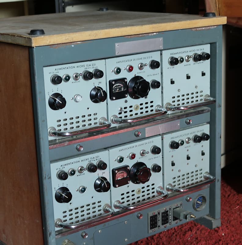 ORTF stereo recording tube rig + psu Historic piece | Reverb