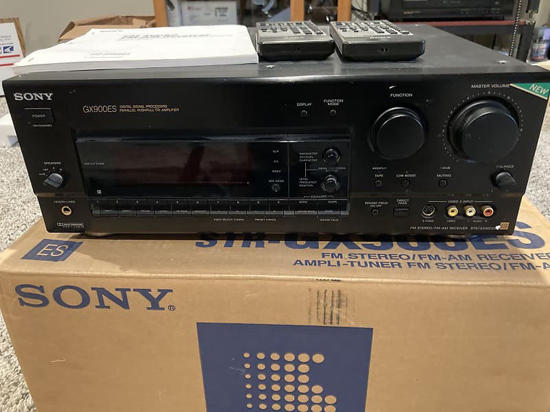Sony GX900ES 1994 Black W/2 Remotes and in Original | Reverb