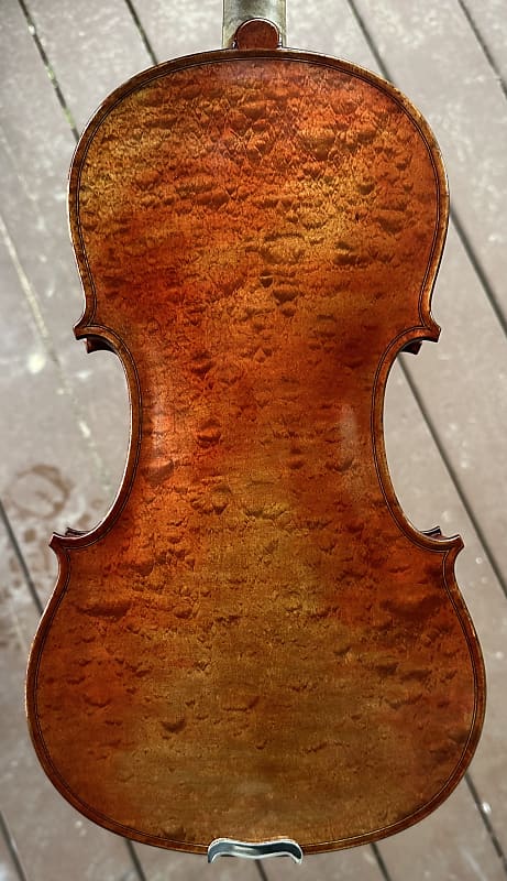 Breathtaking Shell Maple Handmade Traian Sima Guarneri model | Reverb