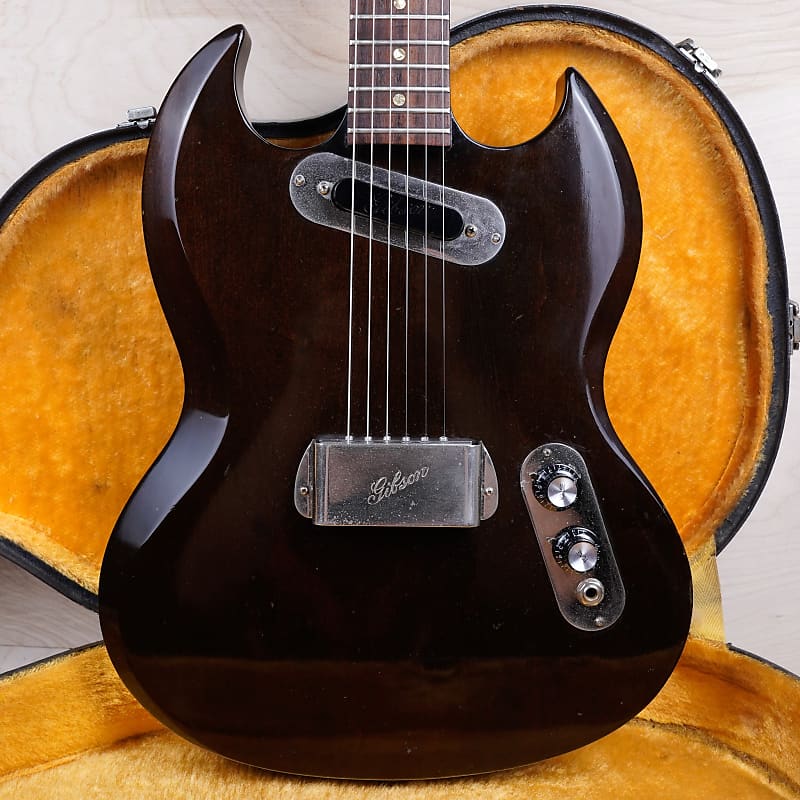Gibson SG-100 1972 Walnut Vintage w/ Hard Case | Reverb