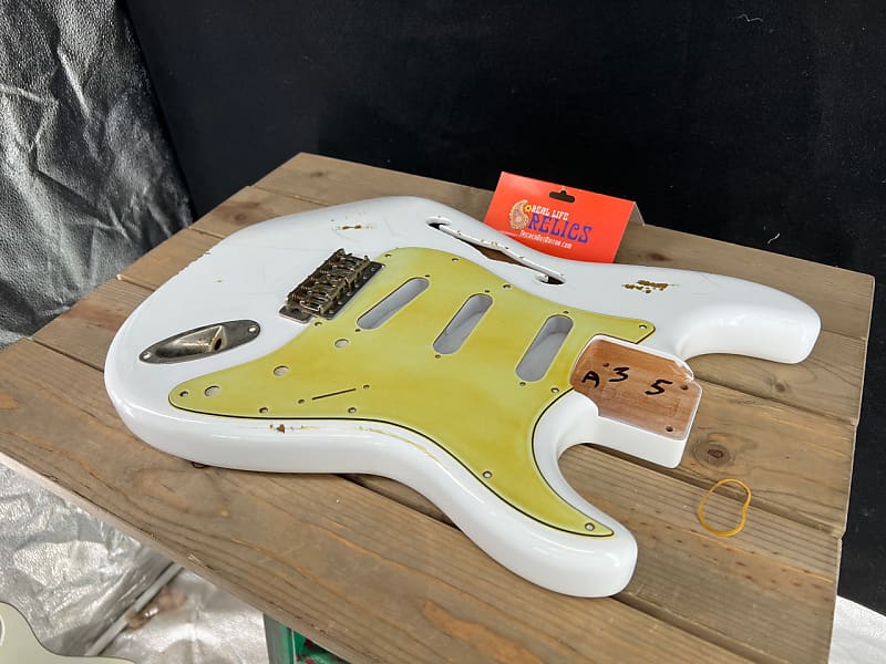 Real Life Relics Thinline F Hole Strat® Stratocaster® Body | Reverb