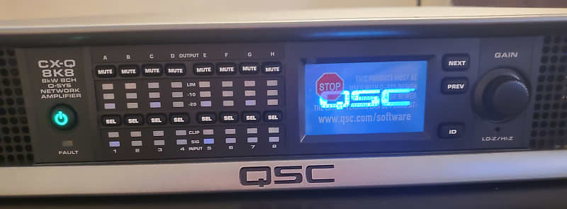 QSC CX-Q8K8 Open Box Power Amplifier | Reverb