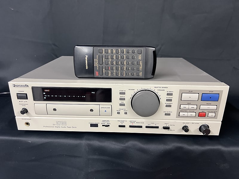 Panasonic SV-3700 Professional DAT Recorder Player – with | Reverb