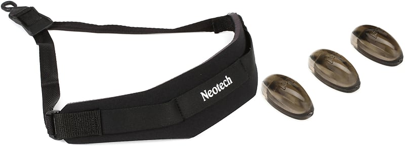 Neotech Soft Sax Strap with Open Hook - Black Bundle with | Reverb