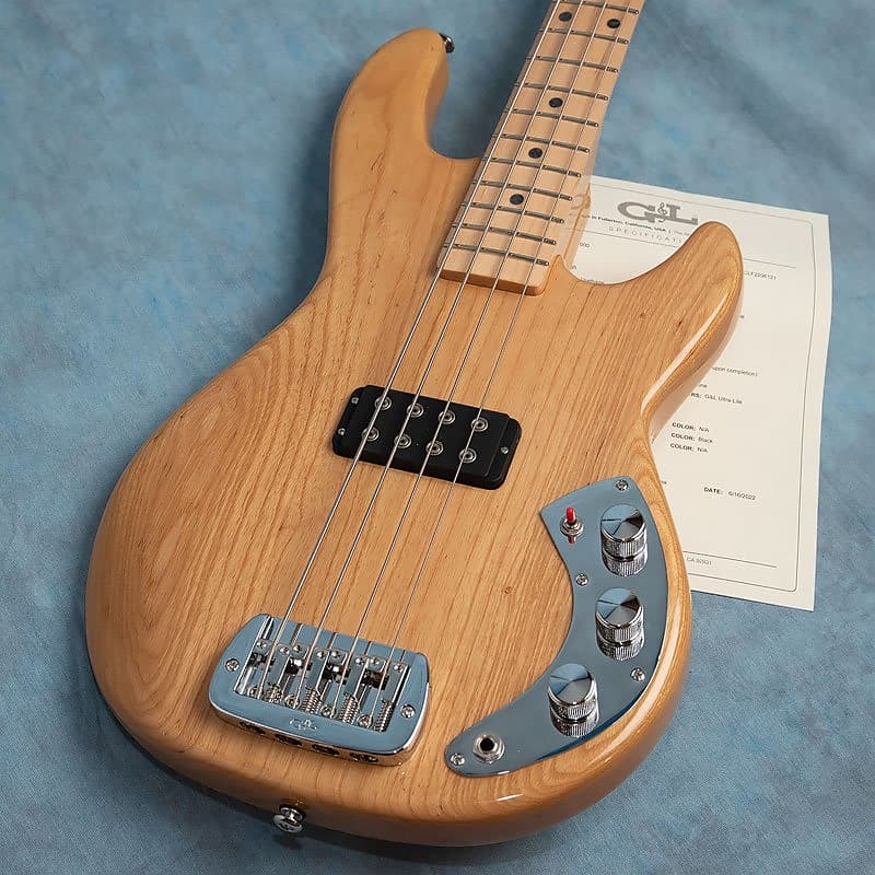 G&L L-1000 CLF Natural Bass w/ Hardshell Case *Authorized | Reverb