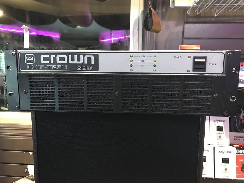 Crown Com-Tech 800 Power Amplifier (RT 182) | Reverb