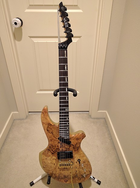 Zeta Mirror 6 Warmoth Z USA Poplar Burl Body Unique Odd Neck Zeta Mirror 6 Warmoth Z USA Poplar Burl Body Unique Odd Neck