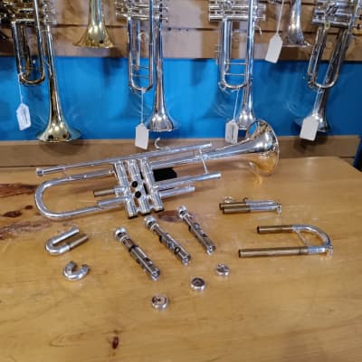 Getzen Eterna 700 Early-80s Silver Plated Bb Trumpet - Made | Reverb