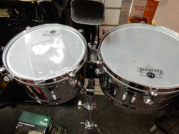 Latin Percussion 10"/12" Caliente Steel Timbalitos Set | Reverb