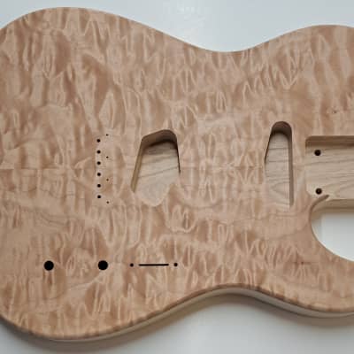 Renegade GuitarWorks T Style Body - Book Matched Flame Maple | Reverb