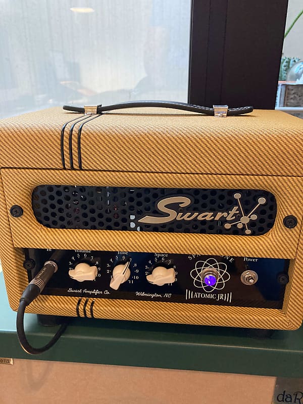 Swart Atomic Jr Space Tone 5 watt head 2021 tweed | Reverb