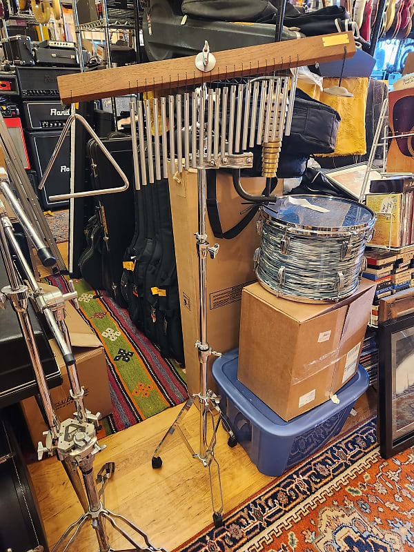 TreeWorks 22-Bar Chimes Set w/ 14 Bells, Triangle & Stand | Reverb