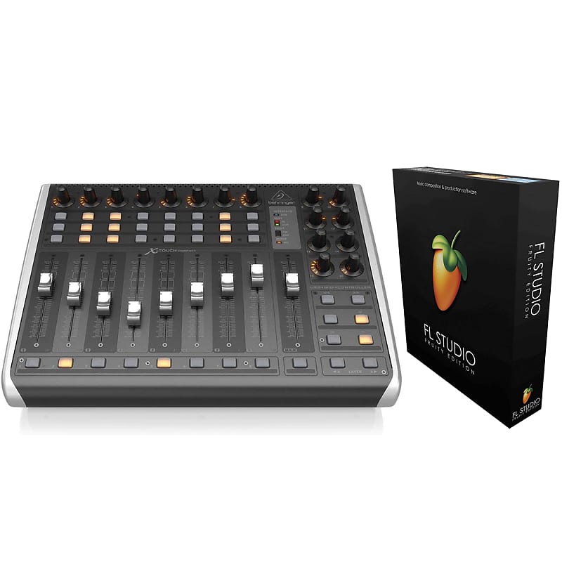 Behringer X-TOUCH COMPACT MIDI Control Surface with FL Studio | Reverb