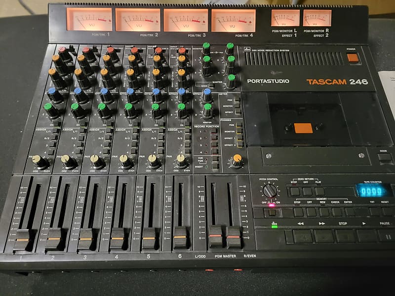 TASCAM Portastudio 246 4-Track Cassette Recorder | Reverb