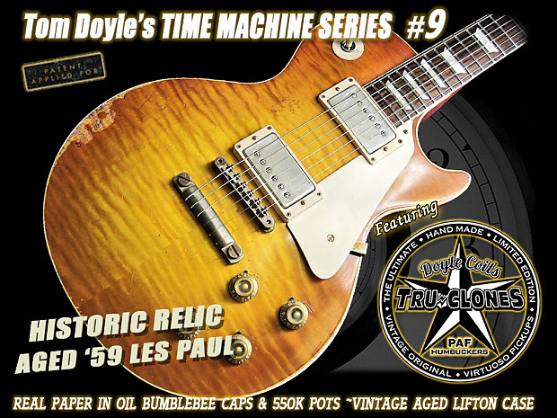 Gibson Les Paul '59 Reissue ~Tom Doyle "Time Machine" #9 | Reverb