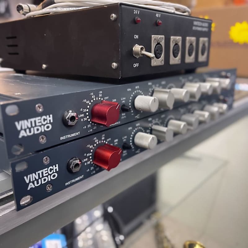 USED PAIR Vintech X73i Microphone Preamp/EQs with Power | Reverb